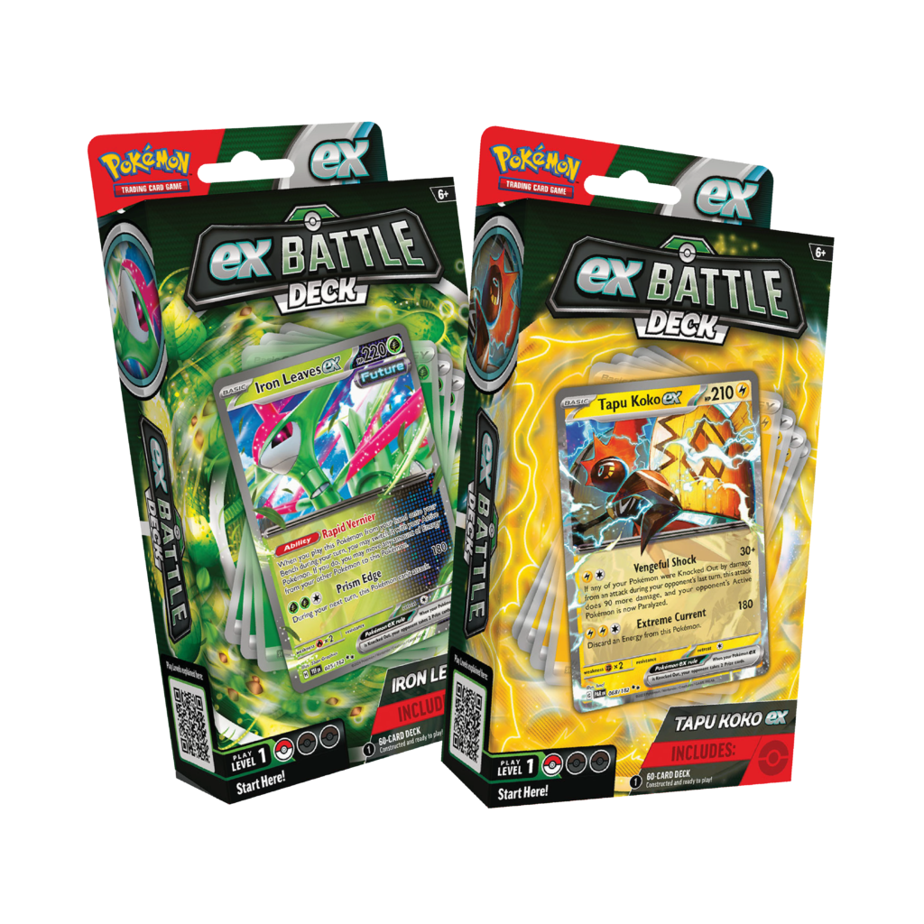 Pokémon TCG: Tapu Koko ex / Iron Leaves ex Battle Deck - Baraja Combate ...
